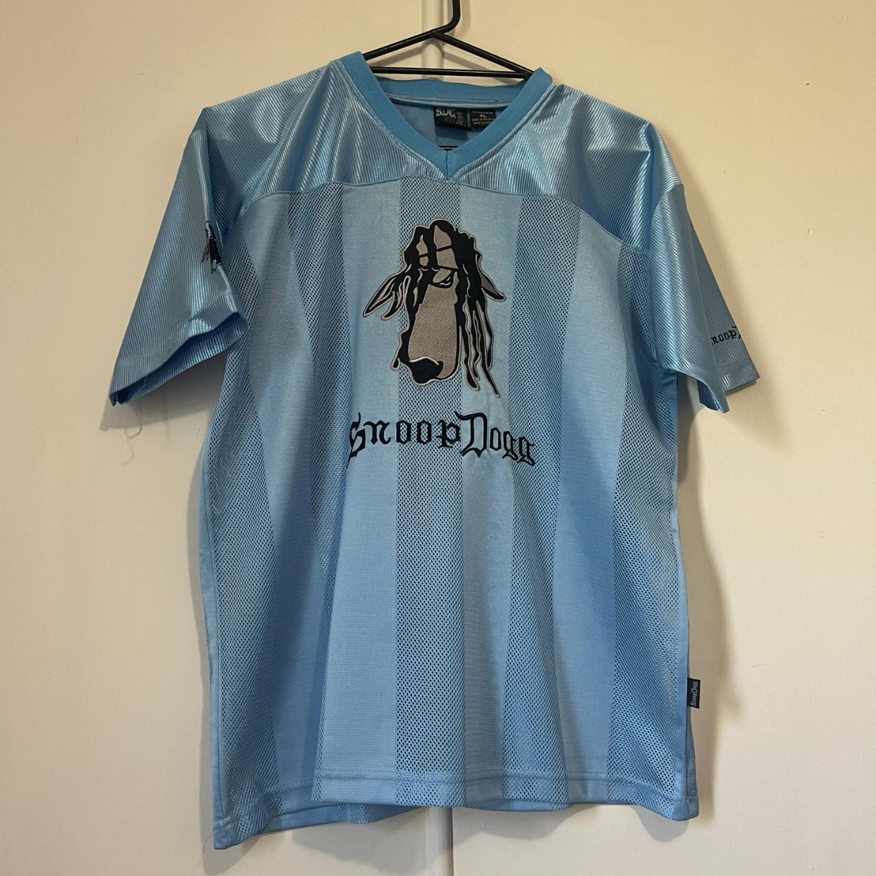 'Snoop Dogg' Clothing SDC 90s Rare Light Blue Jersey... - Depop