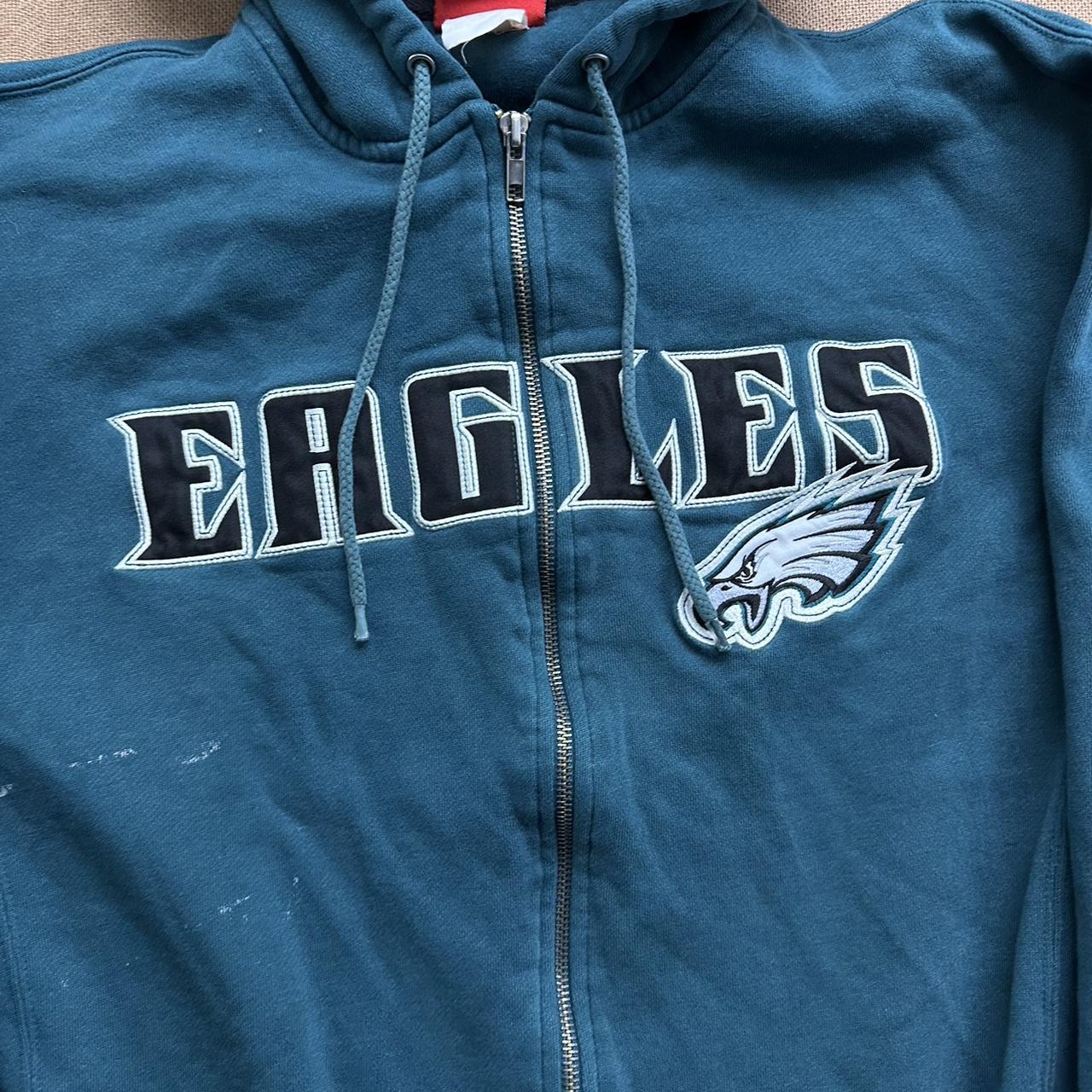 vintage NFL Philadelphia Eagles zip-up hoodie NFL!... - Depop