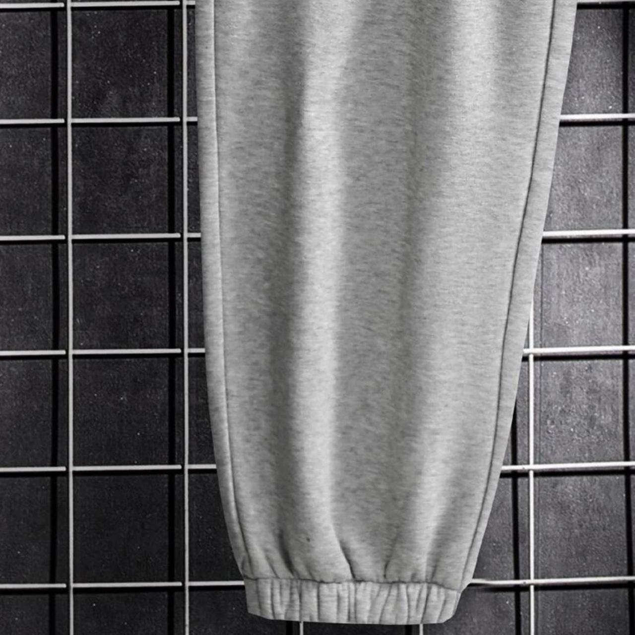 Thick drawstring grey joggers, sweatpants,... - Depop