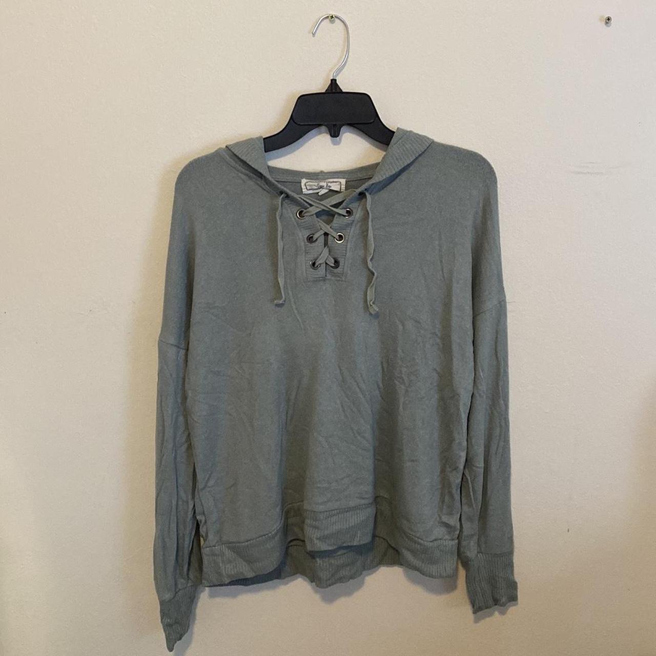 Hippie Rose Quarter Laced Sweater. Super soft and... - Depop