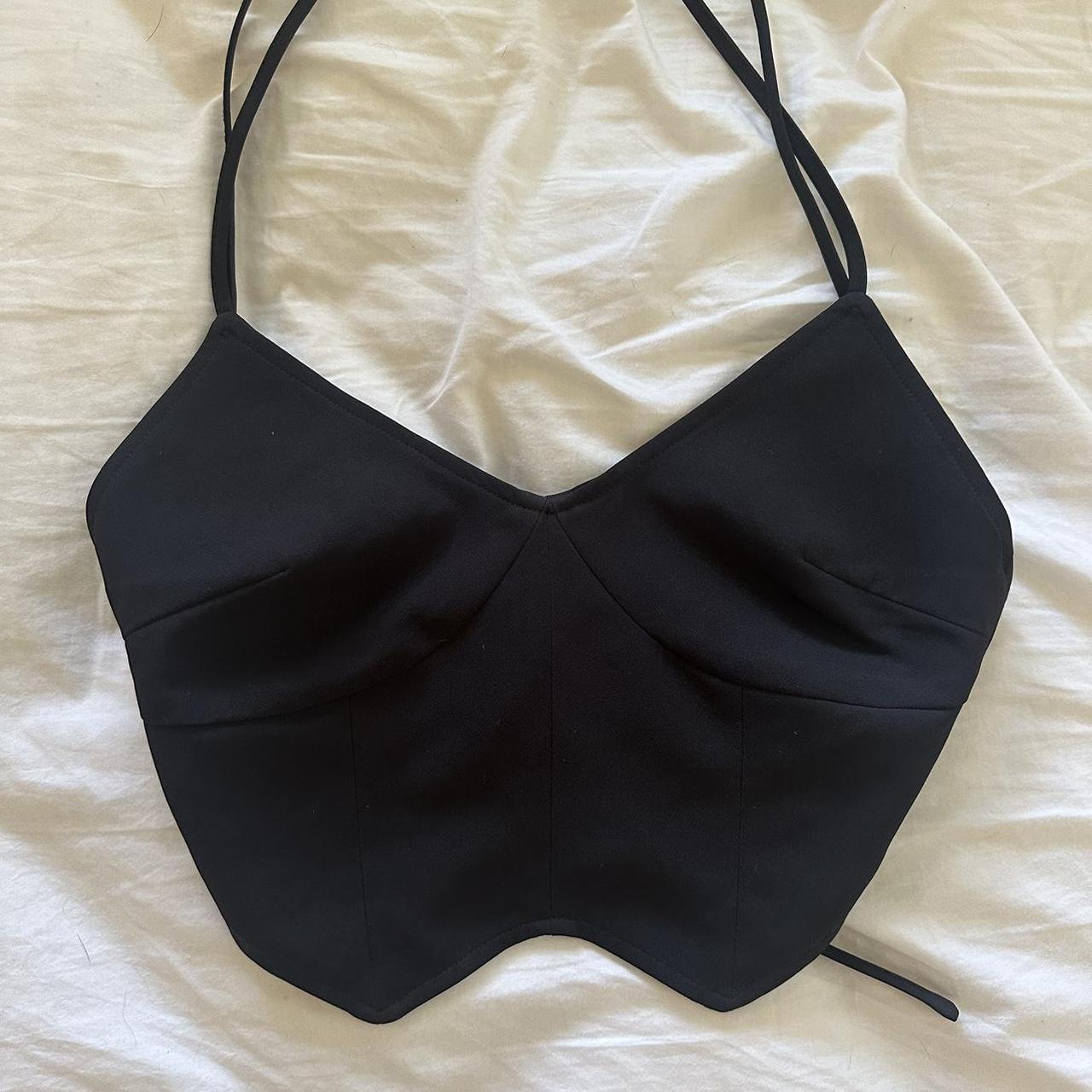 NA-KD butterfly backless string detail crop tank AUS... - Depop