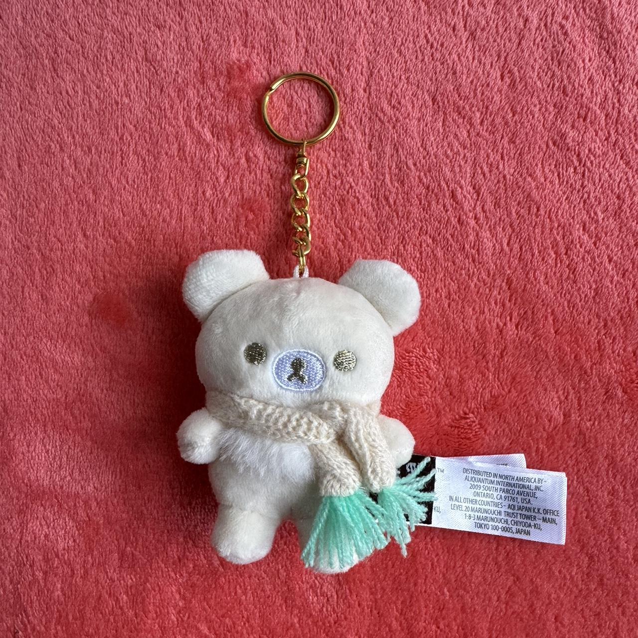 Rilakkuma Keychain Plush. Got from the Rilakkuma... - Depop