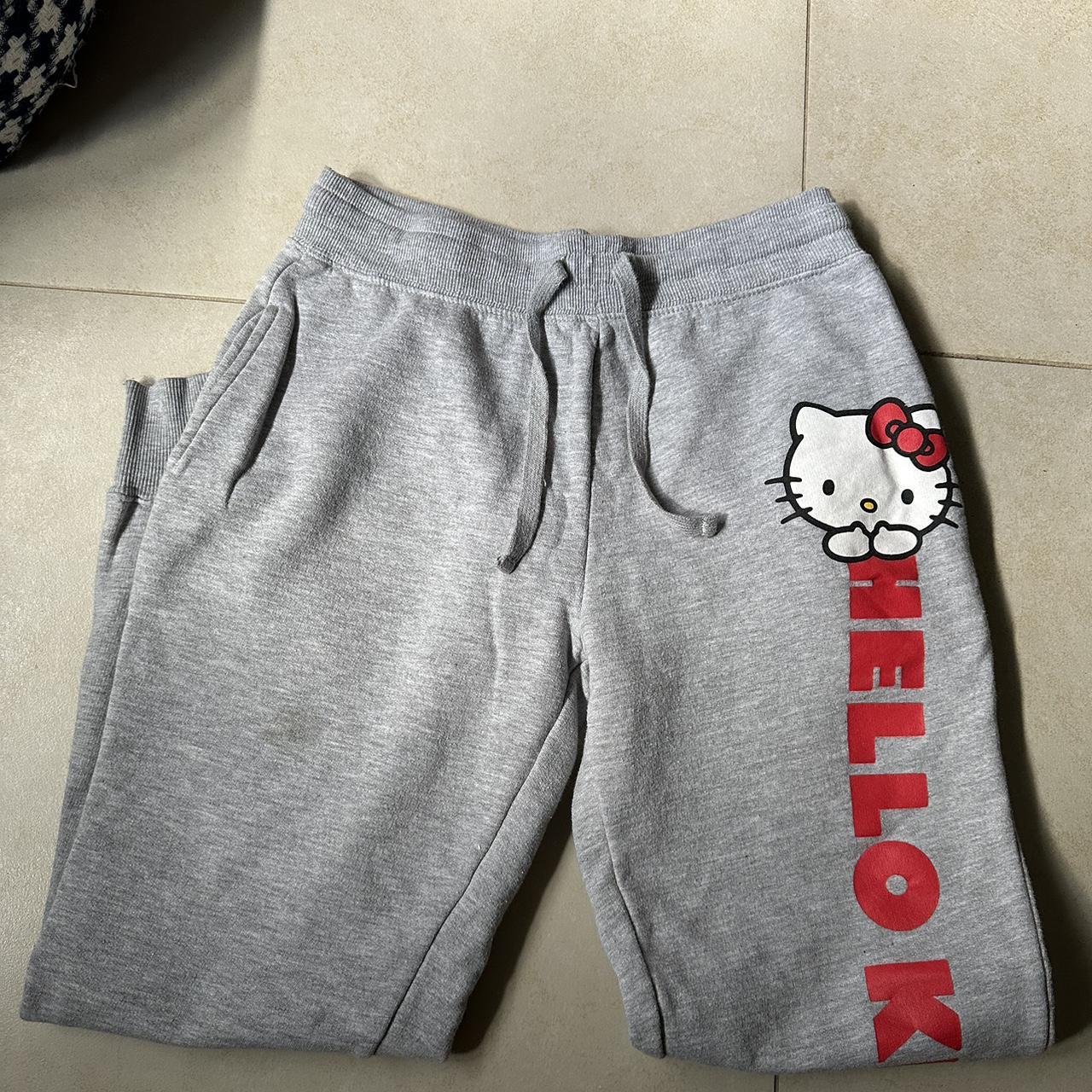 grey hello kitty sweats, never worn! original price... - Depop