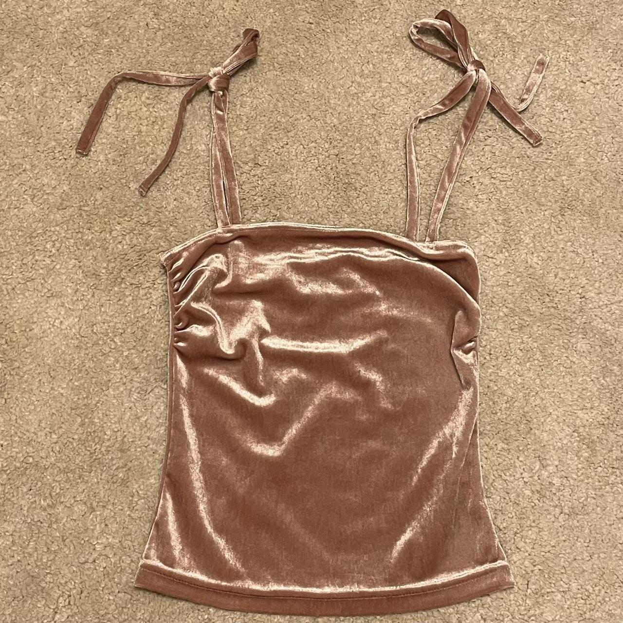 AYM Studio velvet tank top NWOT Does not include... - Depop