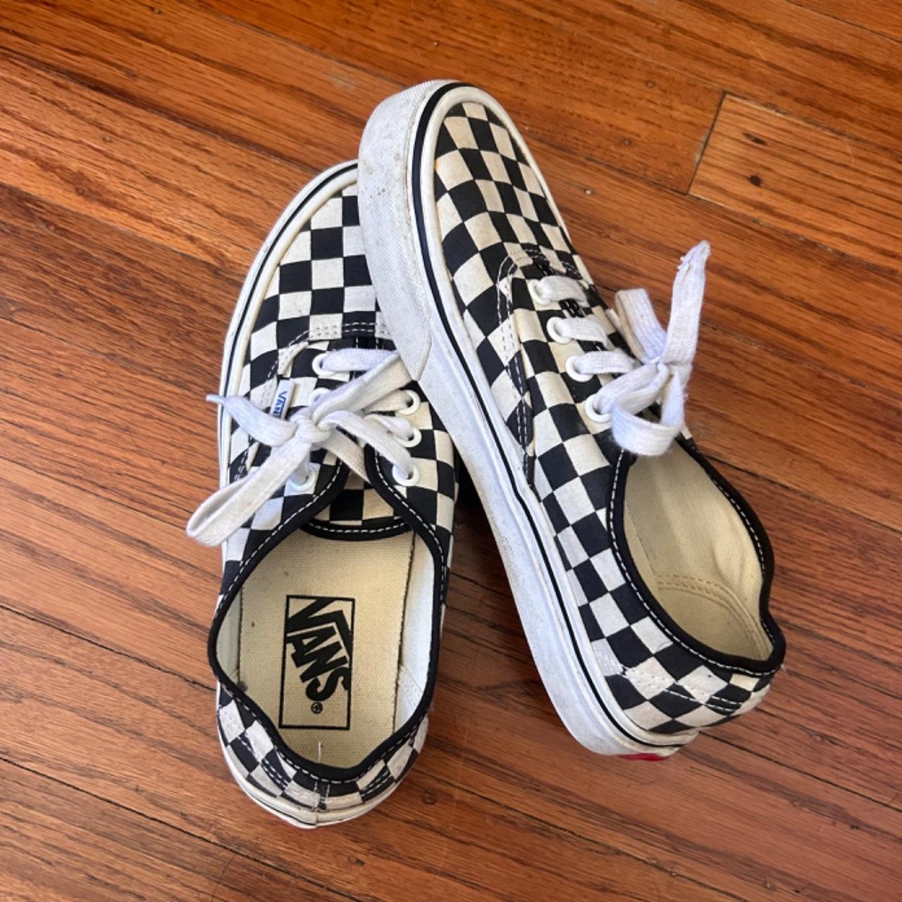 Vans Authentic Checkerboard Shoes ☆ Size: 6.5 ☆... - Depop