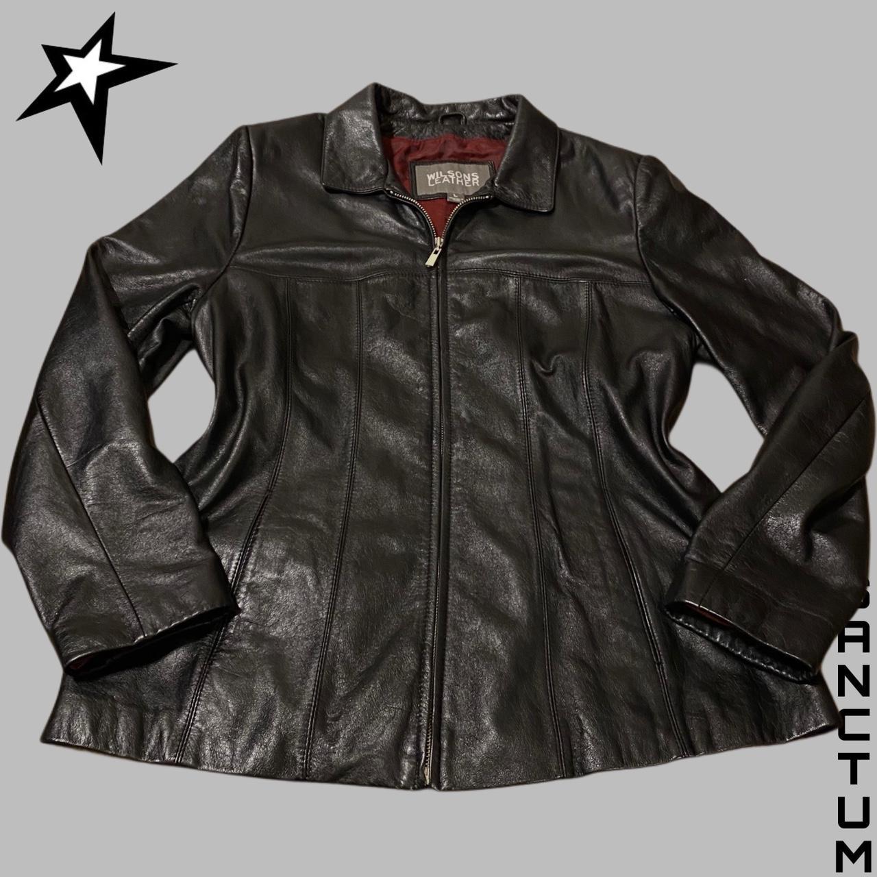 🕷 Vintage downtown girl fall autumn Wilson’s leather... - Depop