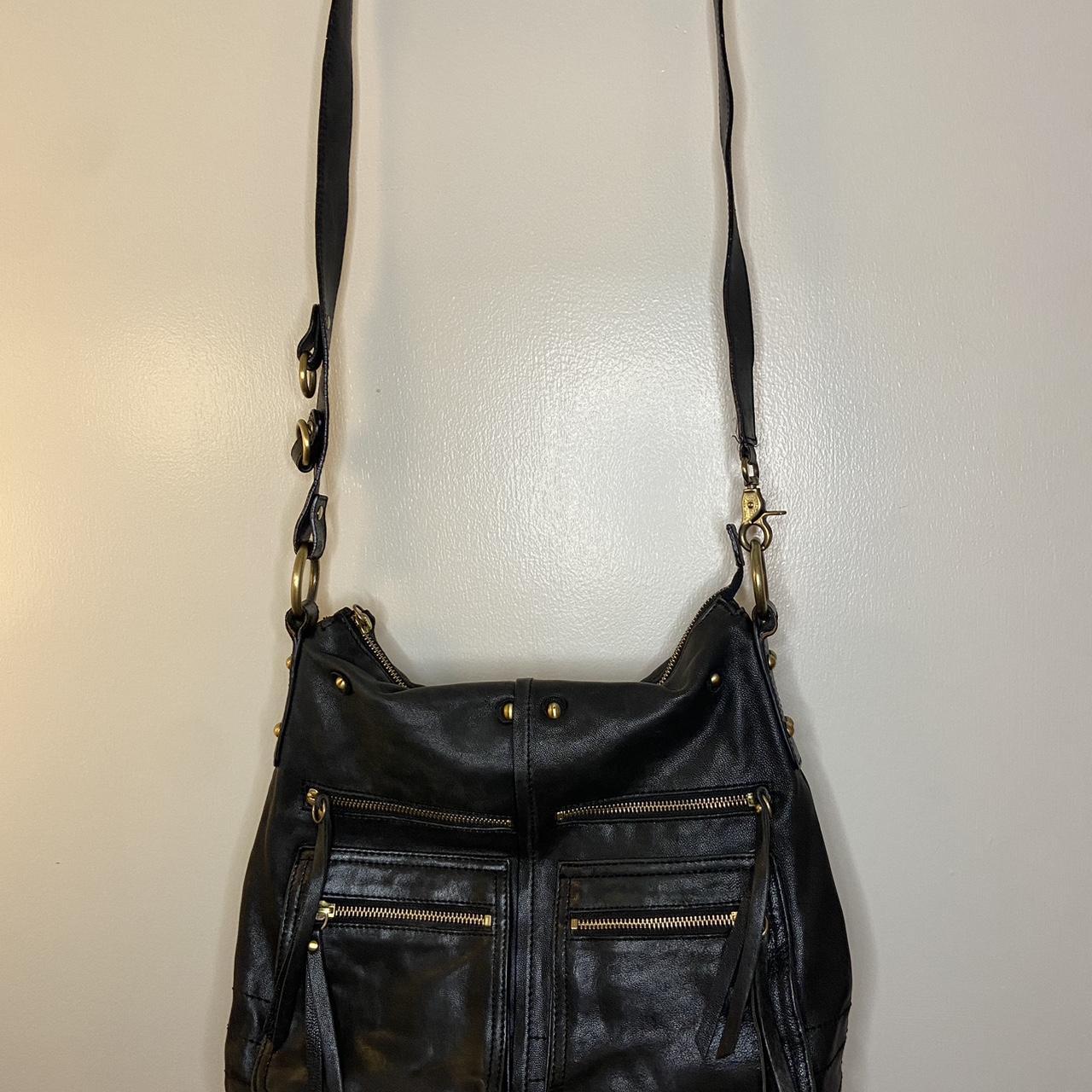 Sorial New York leather crossbody purse | Depop