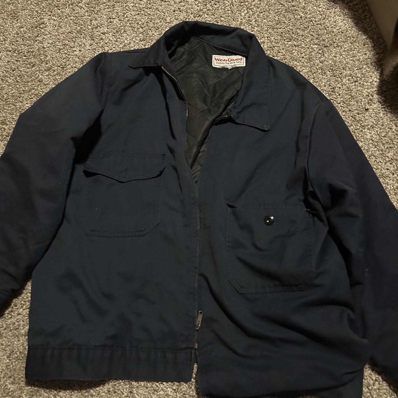 WearGuard big navy jacket size X-Large. Bought this... - Depop
