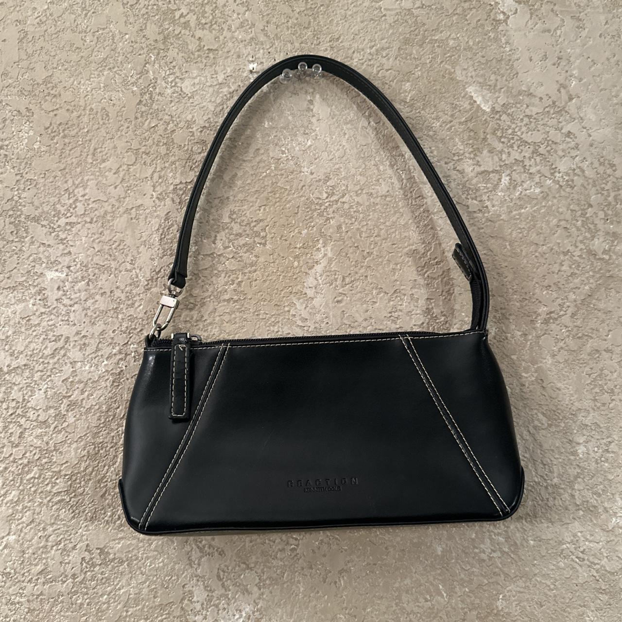 Kenneth Cole leather shoulder soho bag... - Depop