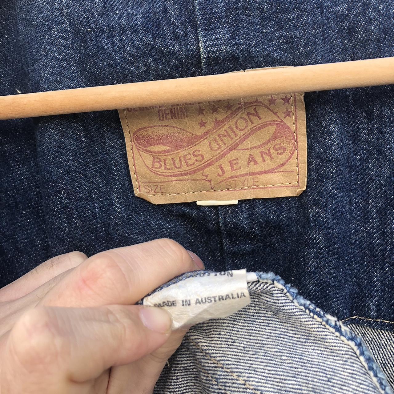 True Vintage 1980’s Blue’s Union Denim Jacket... - Depop