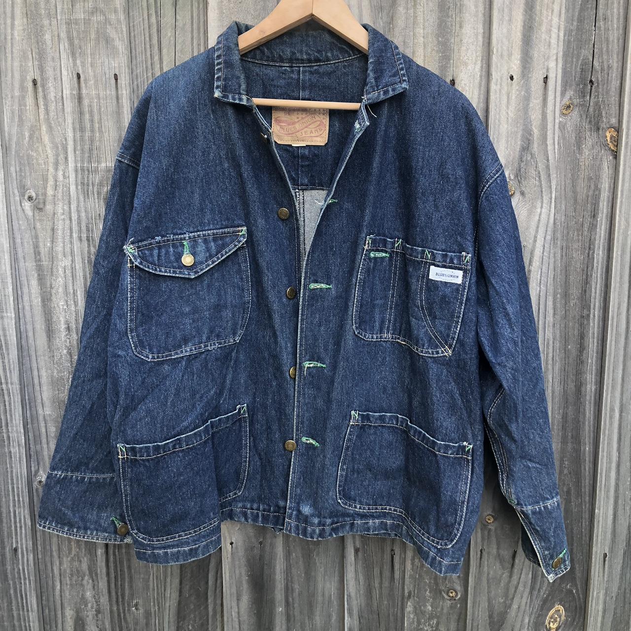 True Vintage 1980’s Blue’s Union Denim Jacket... - Depop