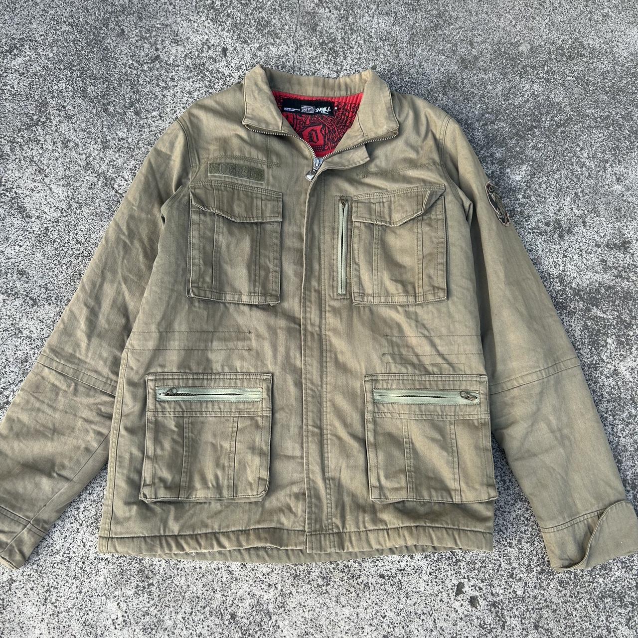 Vintage 90’s O’Neill Surfwear Military style Jacket... - Depop