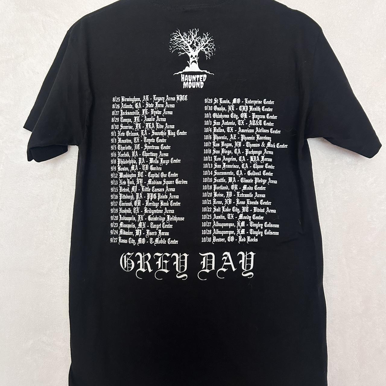 sematary haunted mound grey day tshirt size... - Depop