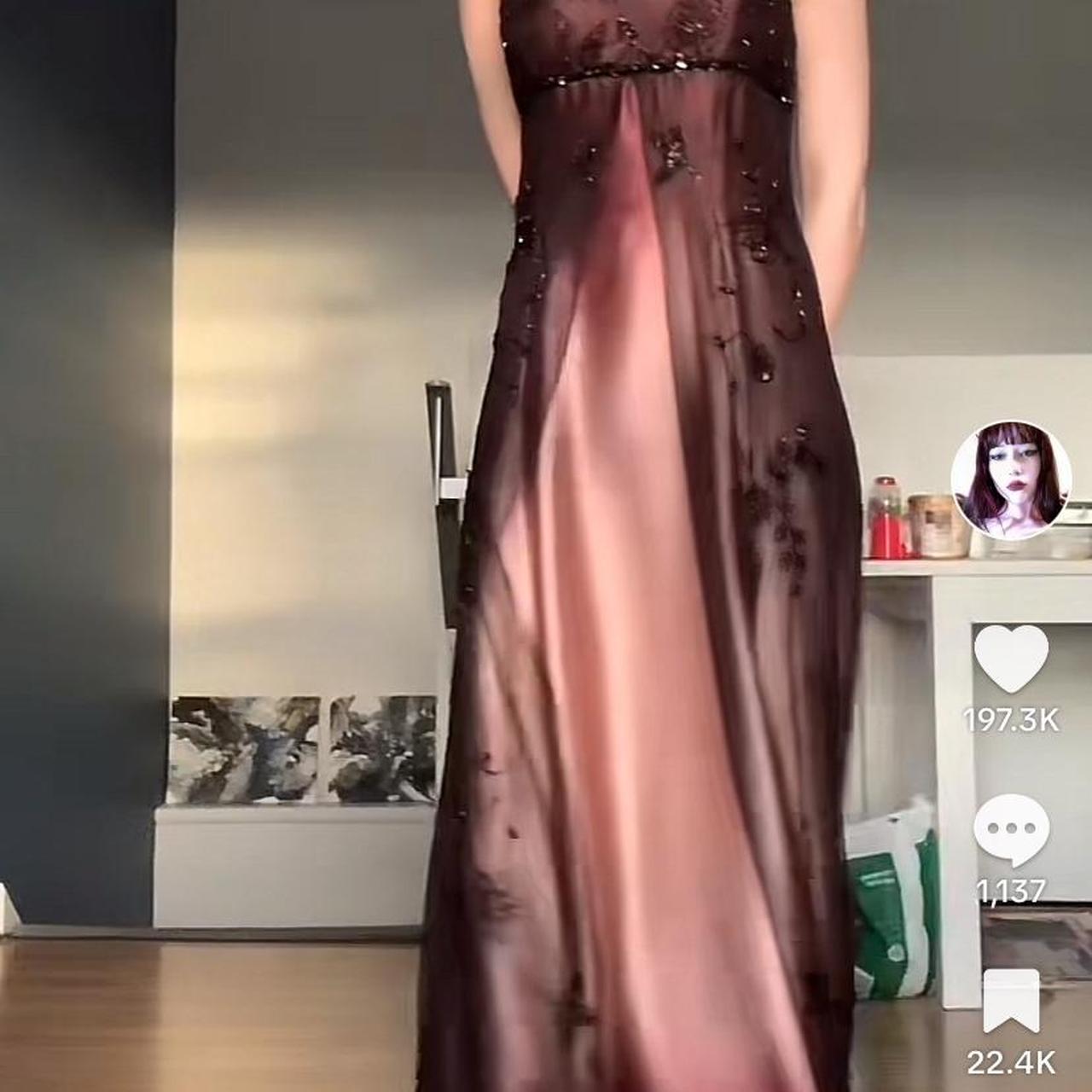 TikTok viral dress! you can see videos of it... - Depop