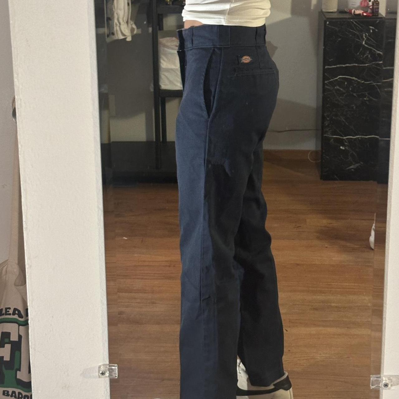 navy blue dickies. 874 original fit, straight leg.... - Depop