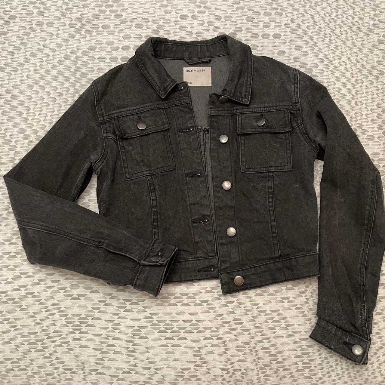 Ladies ASOS denim jacket size 6. Worn a handful of... - Depop