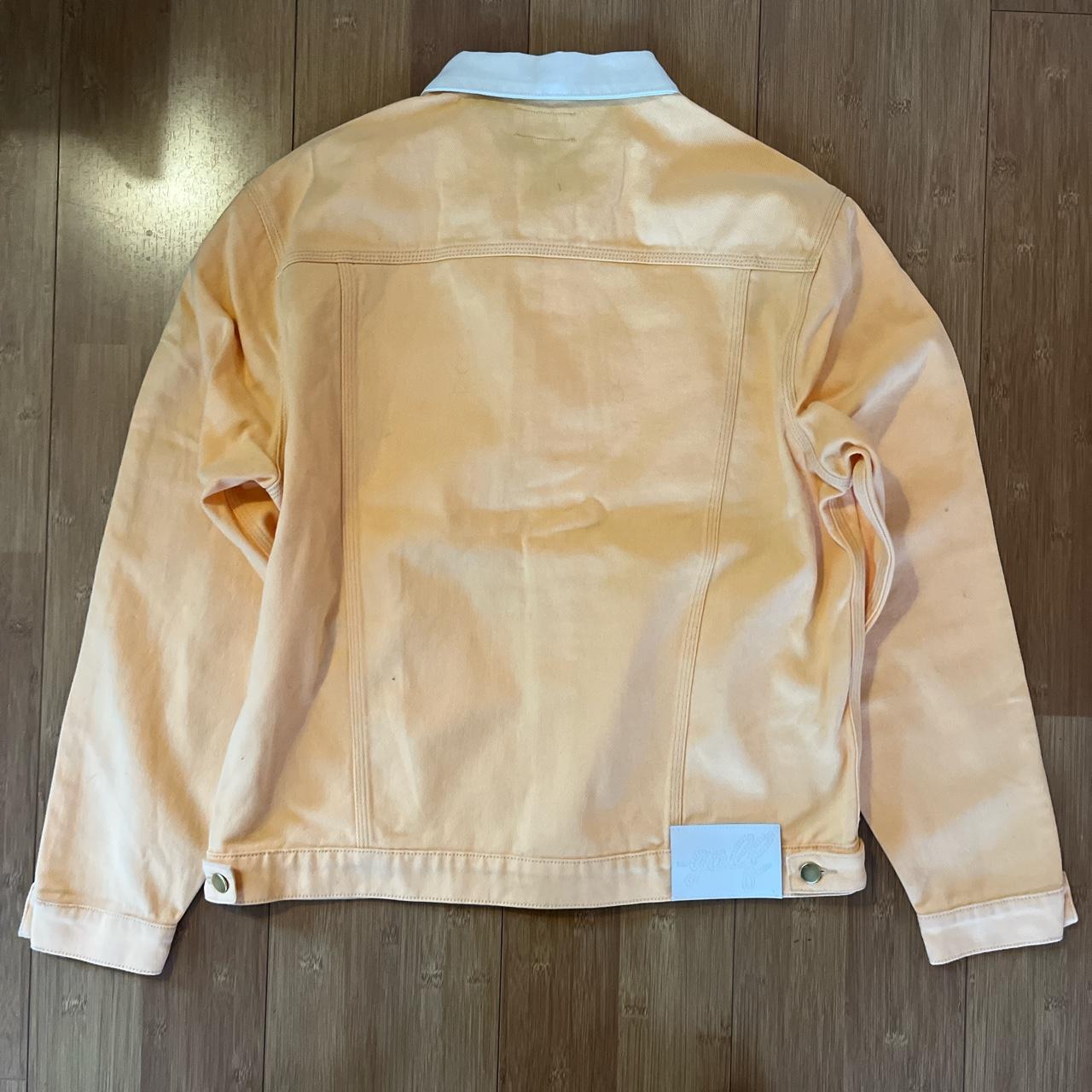 Golf Wang Men's Tan and Cream Jacket | Depop