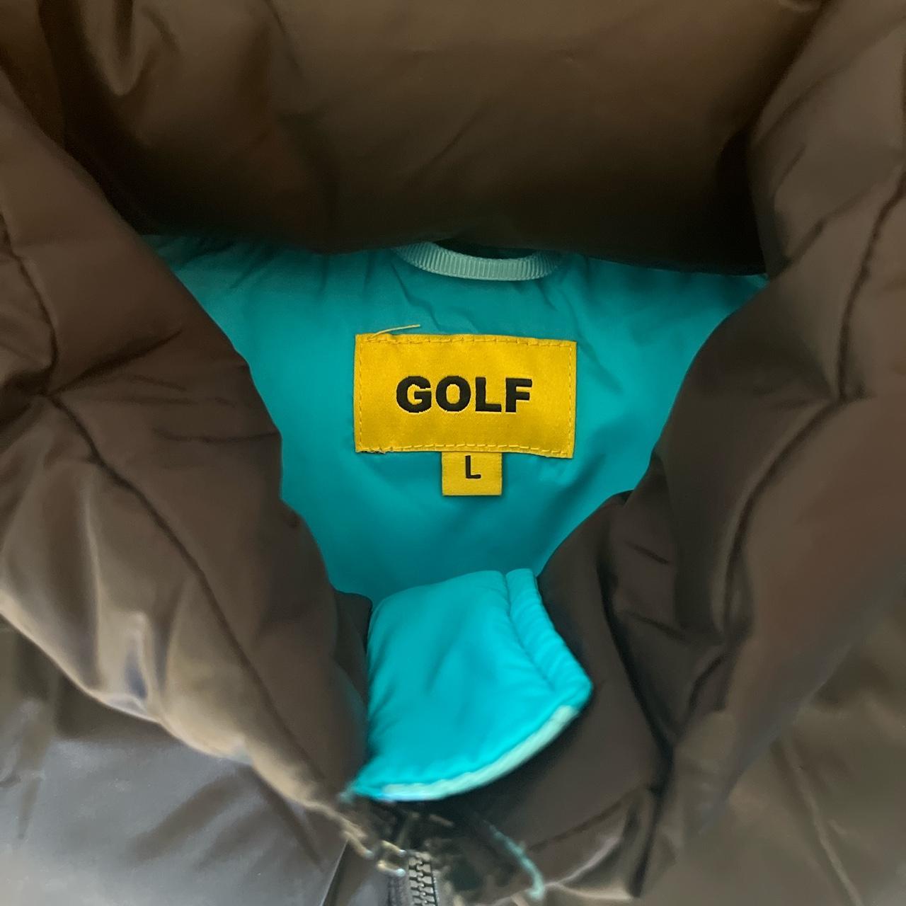 golf flame puffer jacket - blue. brand new. - Depop