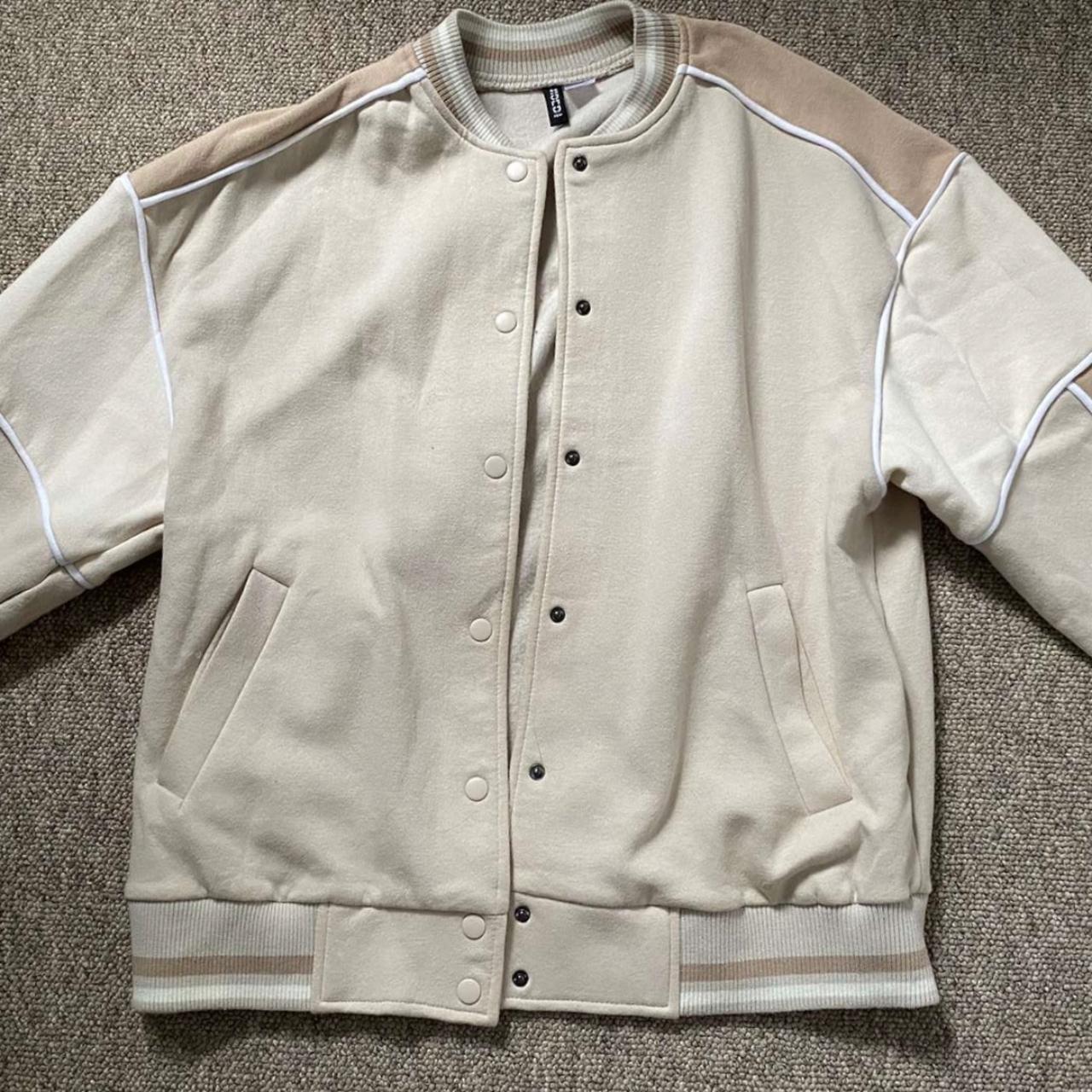 H&M divided varsity jacket Worn a handful of... - Depop