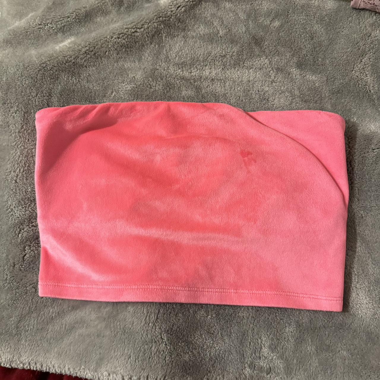 Hot pink tube top from aerie Size small worn a... - Depop