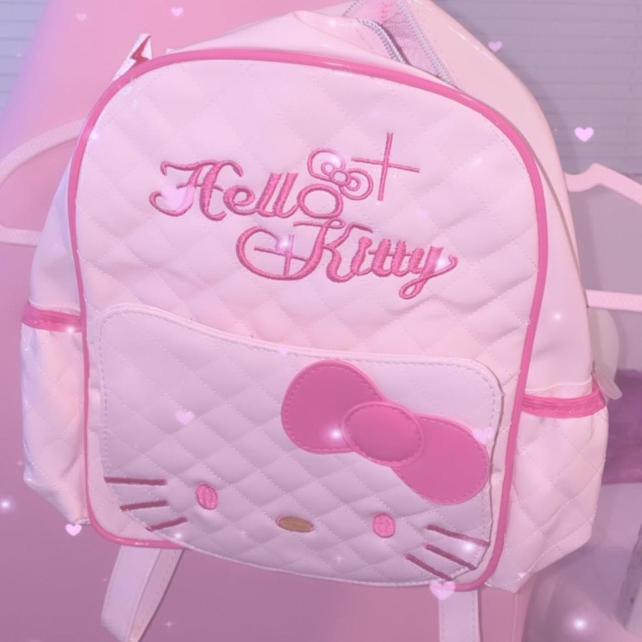 hello kitty small backpack in new condition comes... - Depop