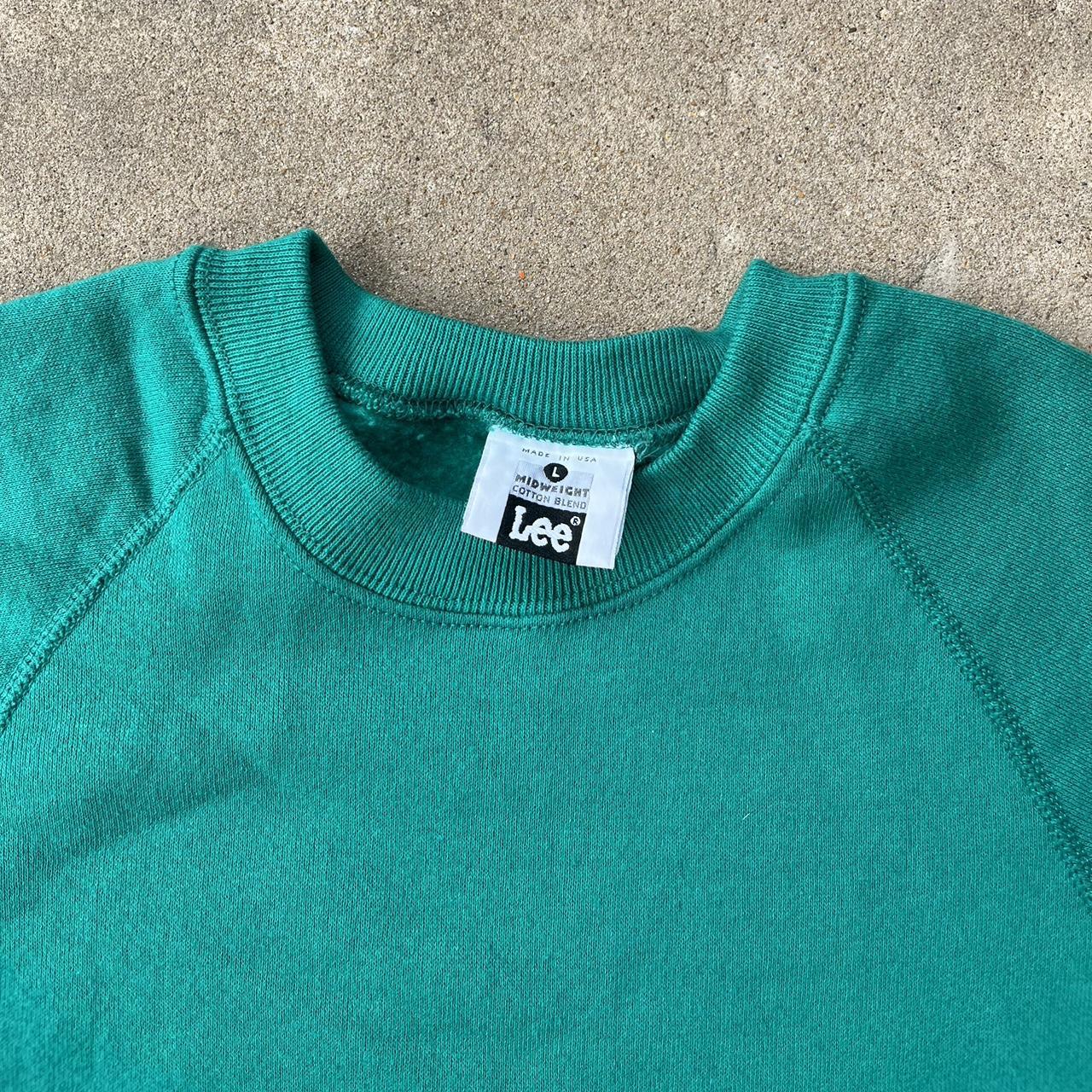 Women’s L Vintage 90s Lee crew neck sweatshirt... - Depop