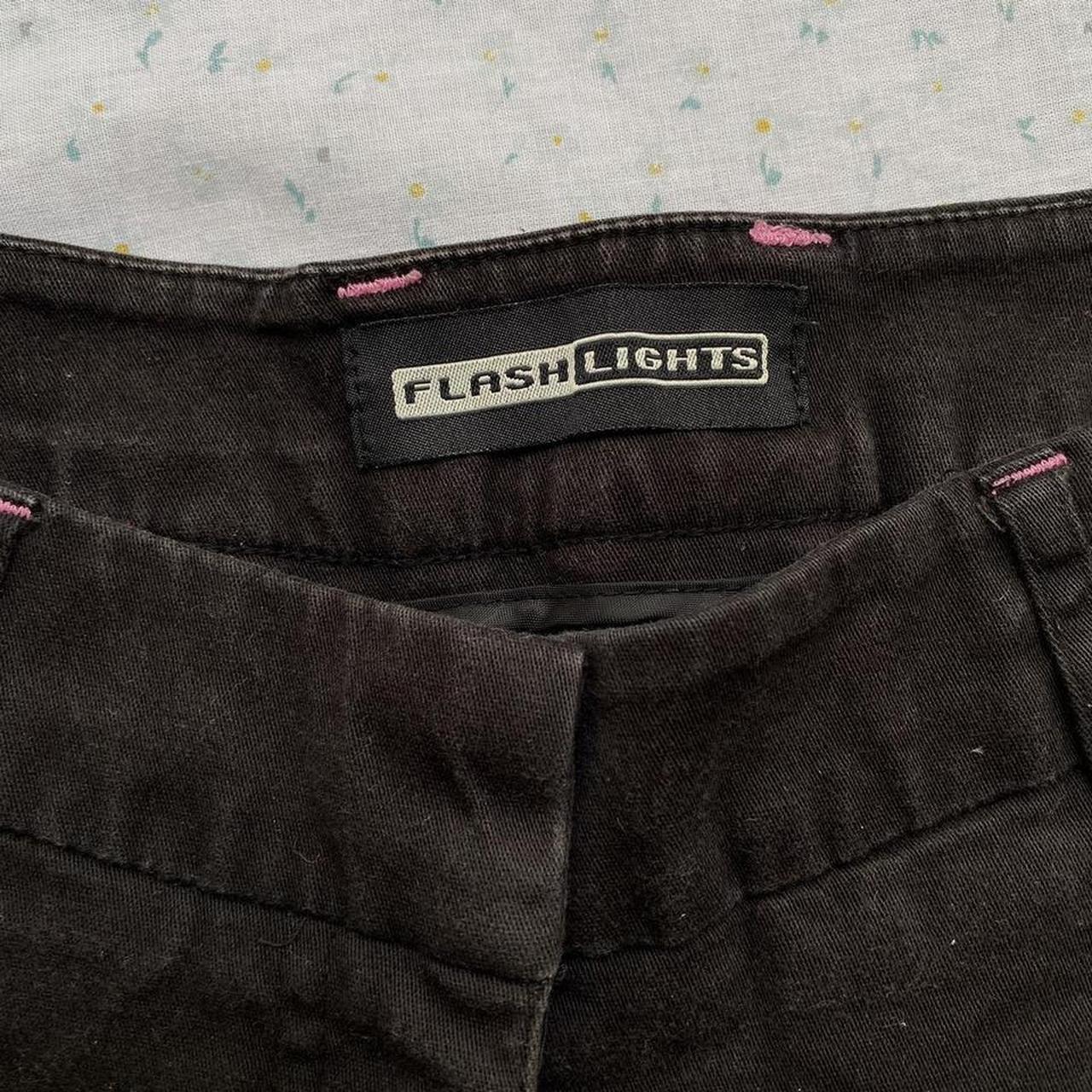 Y2K lowrise skater pants by Flashlights. - Depop