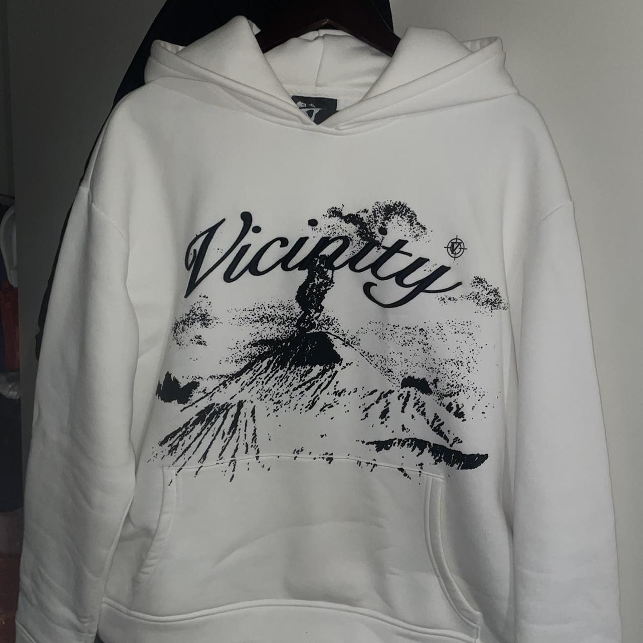 Vicinity Hoodie Medium Worn a few times Slight... - Depop
