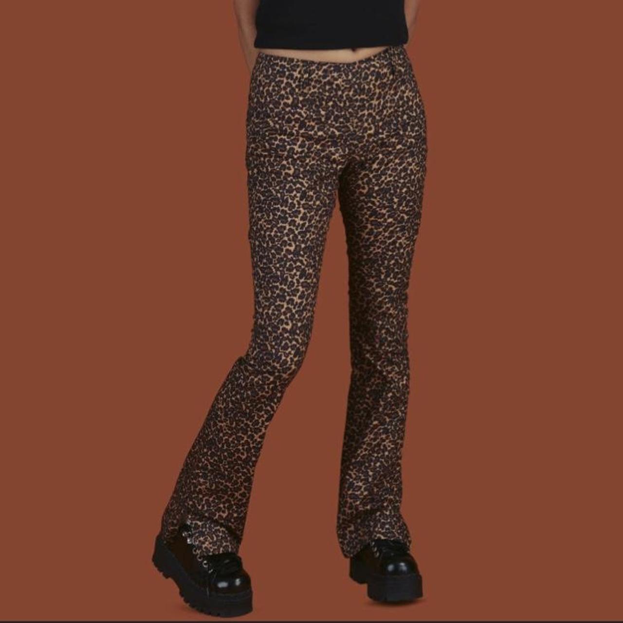 Size 25 unif leopard pants - Depop