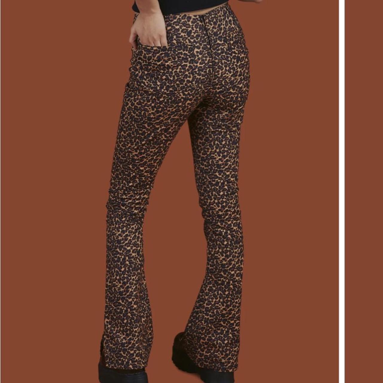 Size 25 unif leopard pants - Depop