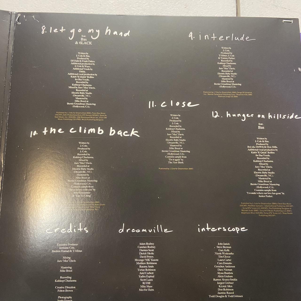 J. Cole The Fall Off Vinyl Used twice - Depop