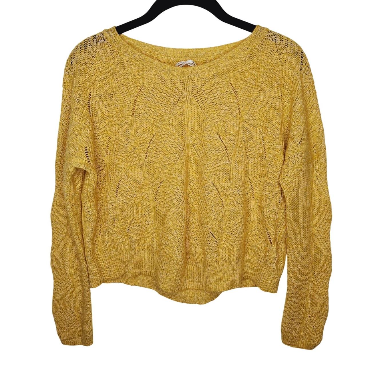 Anthropologie Keely Oversized Sweater Pointelle... | Depop