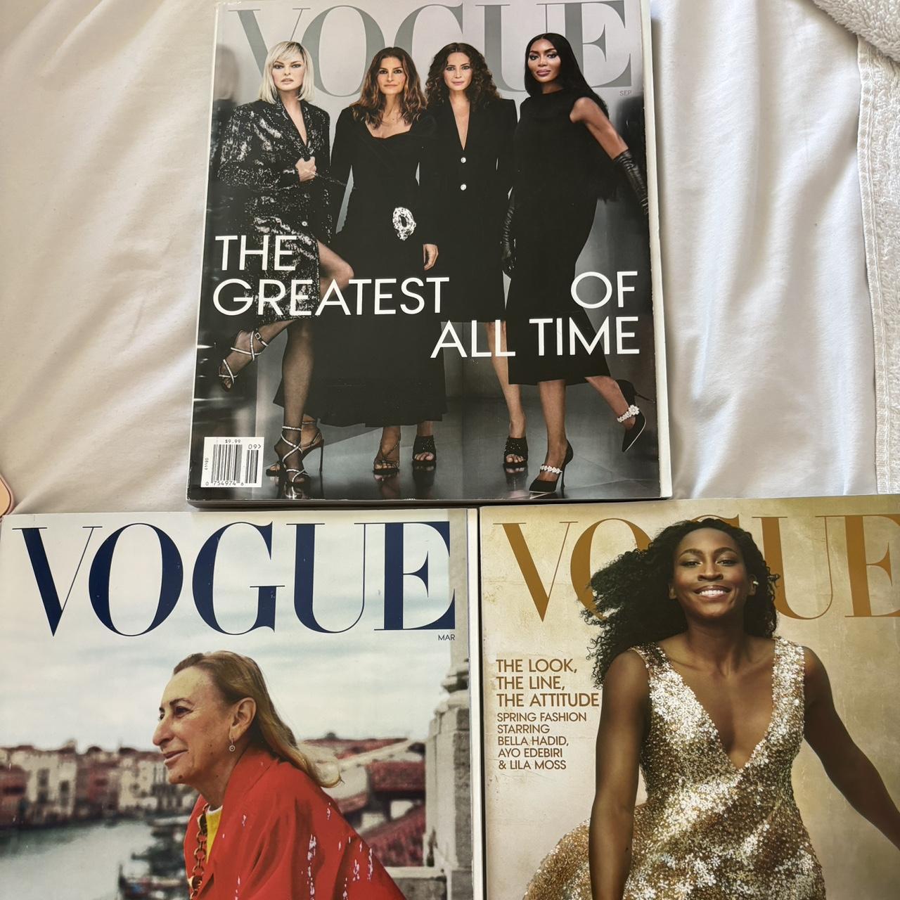 selling vouge magazines 5 dollars each all in great... | Depop