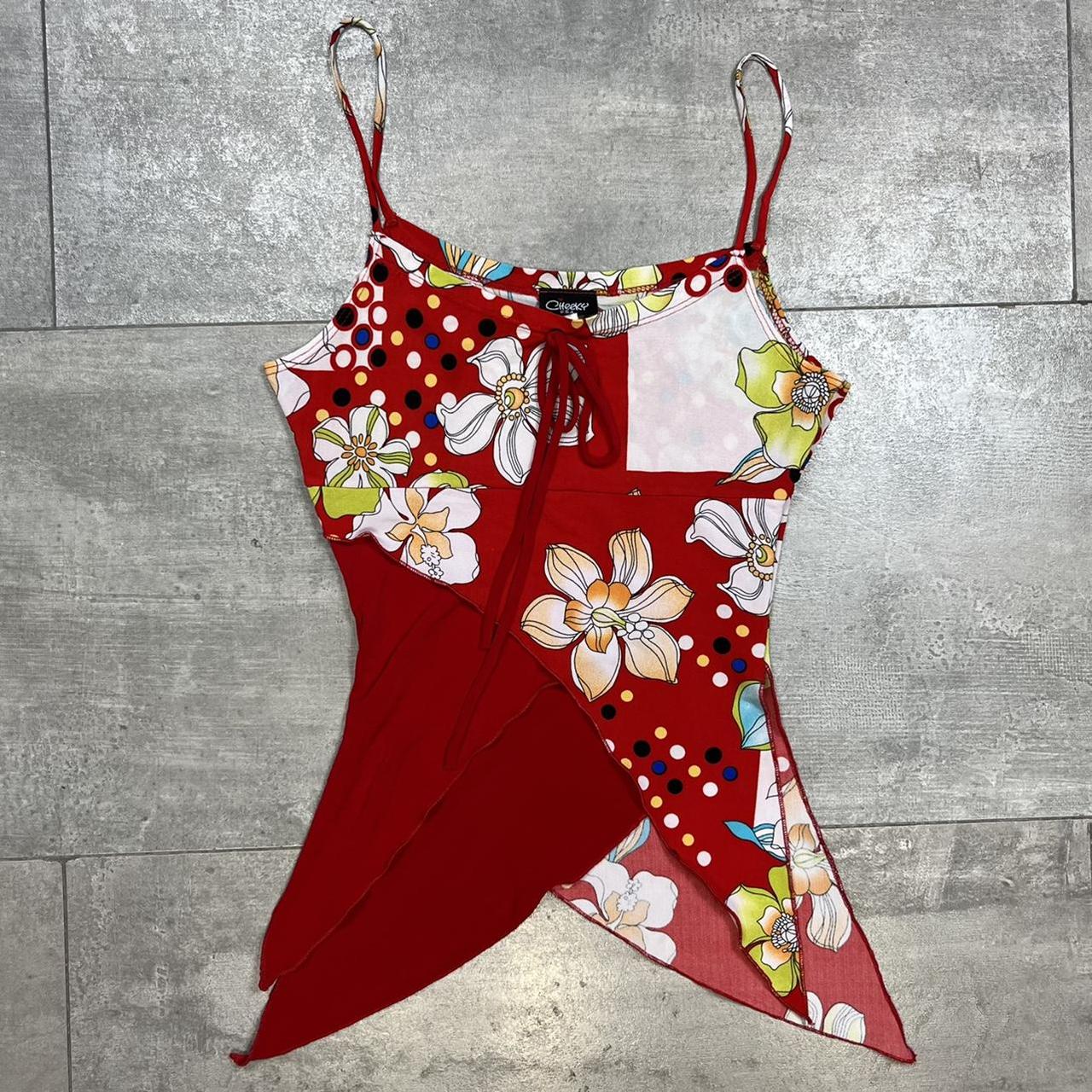 Vintage 2000s Flower Cami Top The most beautiful... - Depop