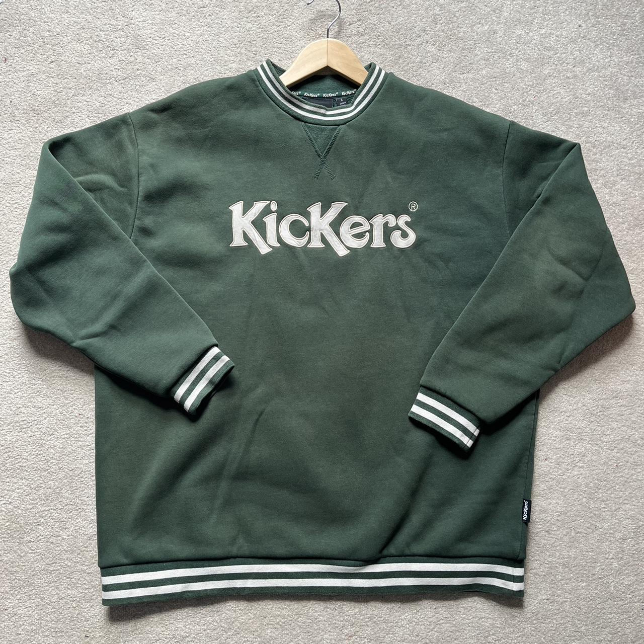 Kickers men’s olive sweatshirt Size L In great... - Depop