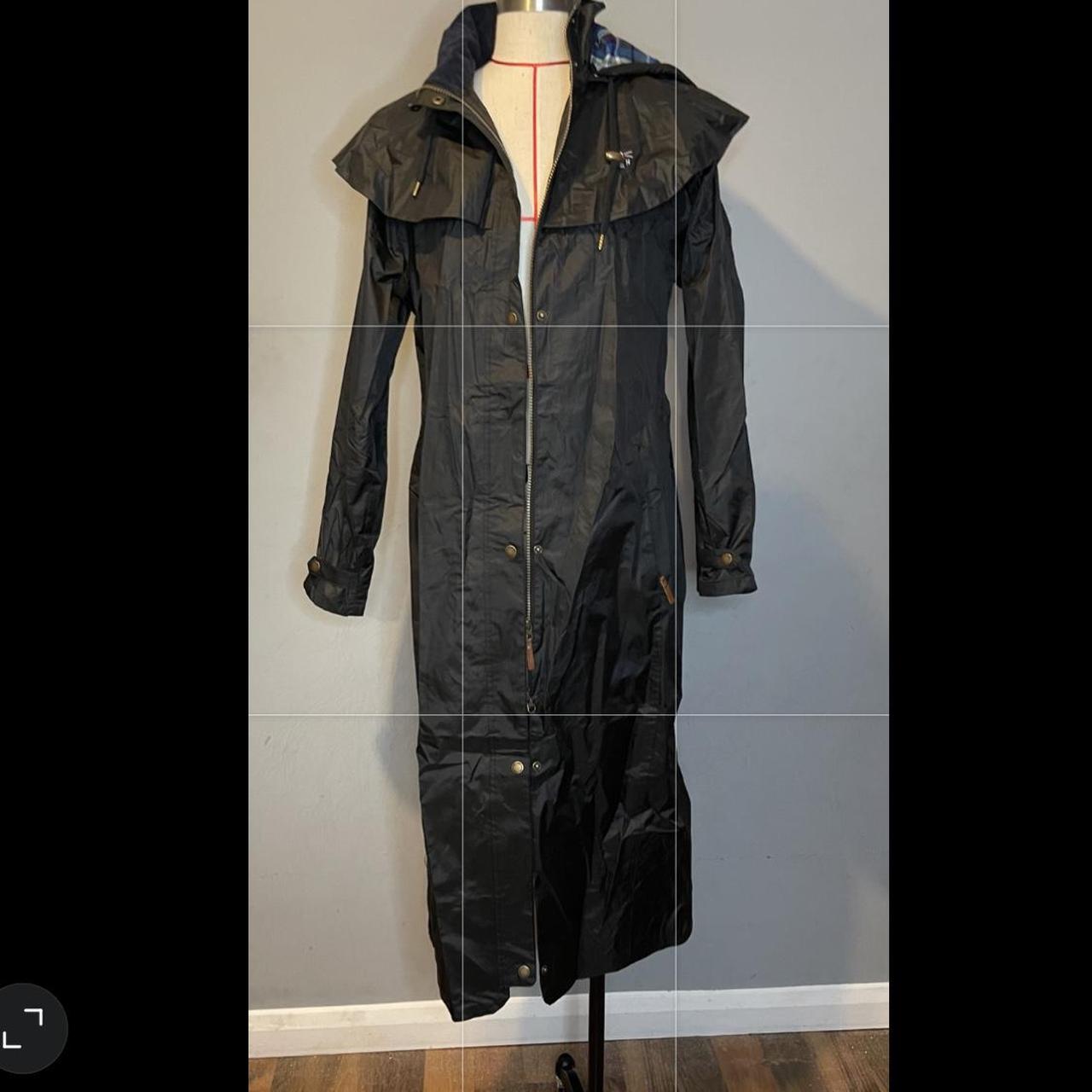 Outback Full Length Waterproof Raincoat - Black in... - Depop