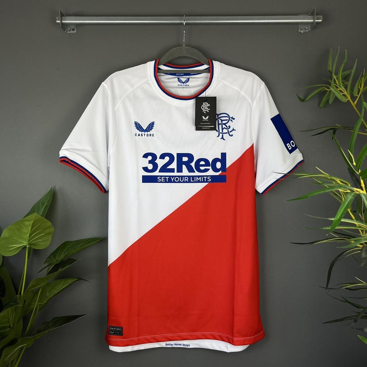 Rangers Away Football Shirt 2022/23 Castore Size... - Depop