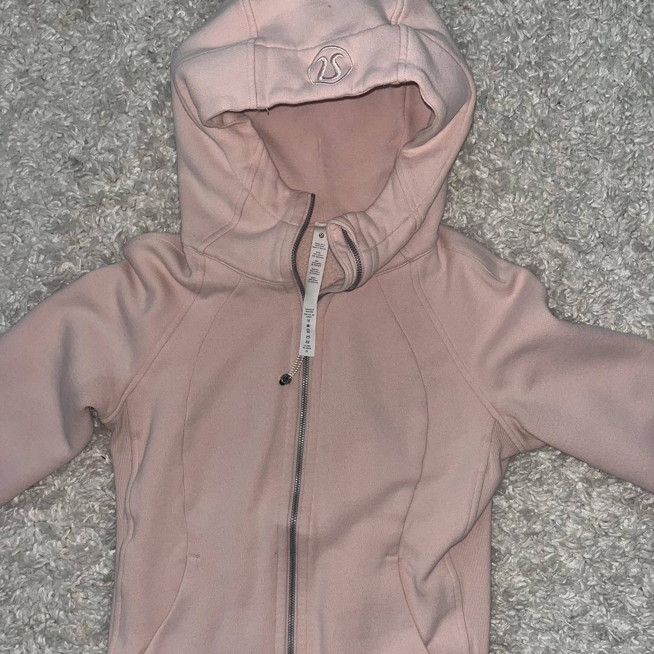 lululemon scuba jacket, small armpit stains, but not... - Depop