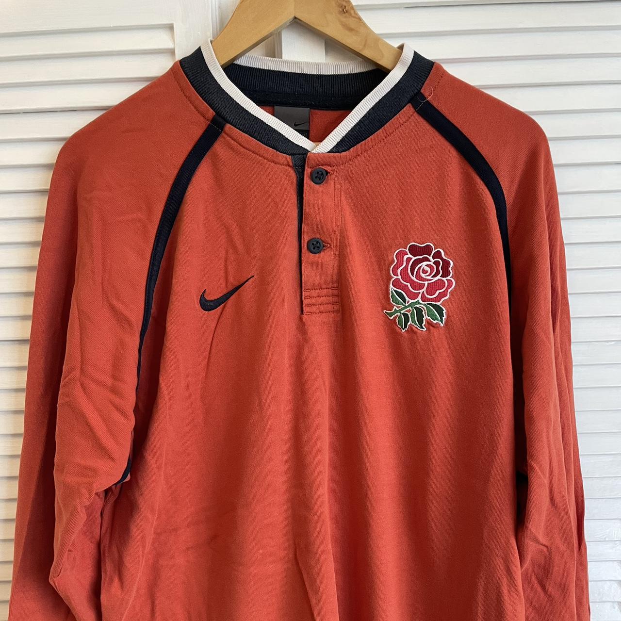 Vintage Nike England Rugby Shirt - Depop