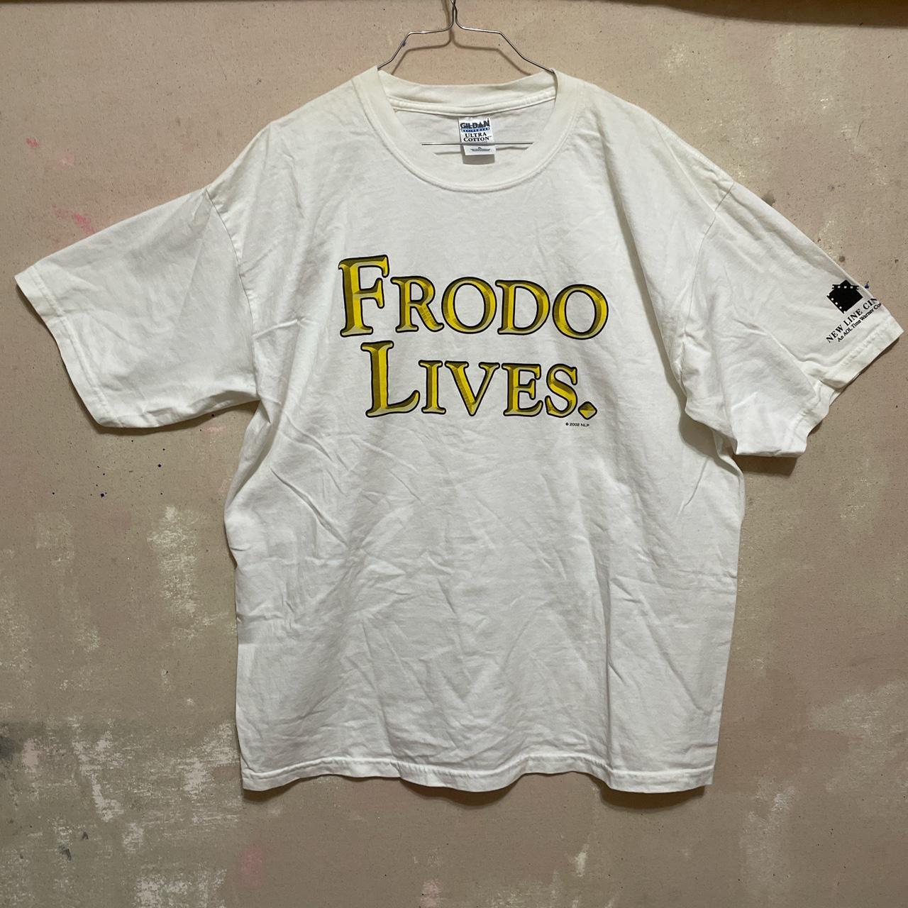 Vintage 2002 Frodo lives lord of the rings shirt.... - Depop