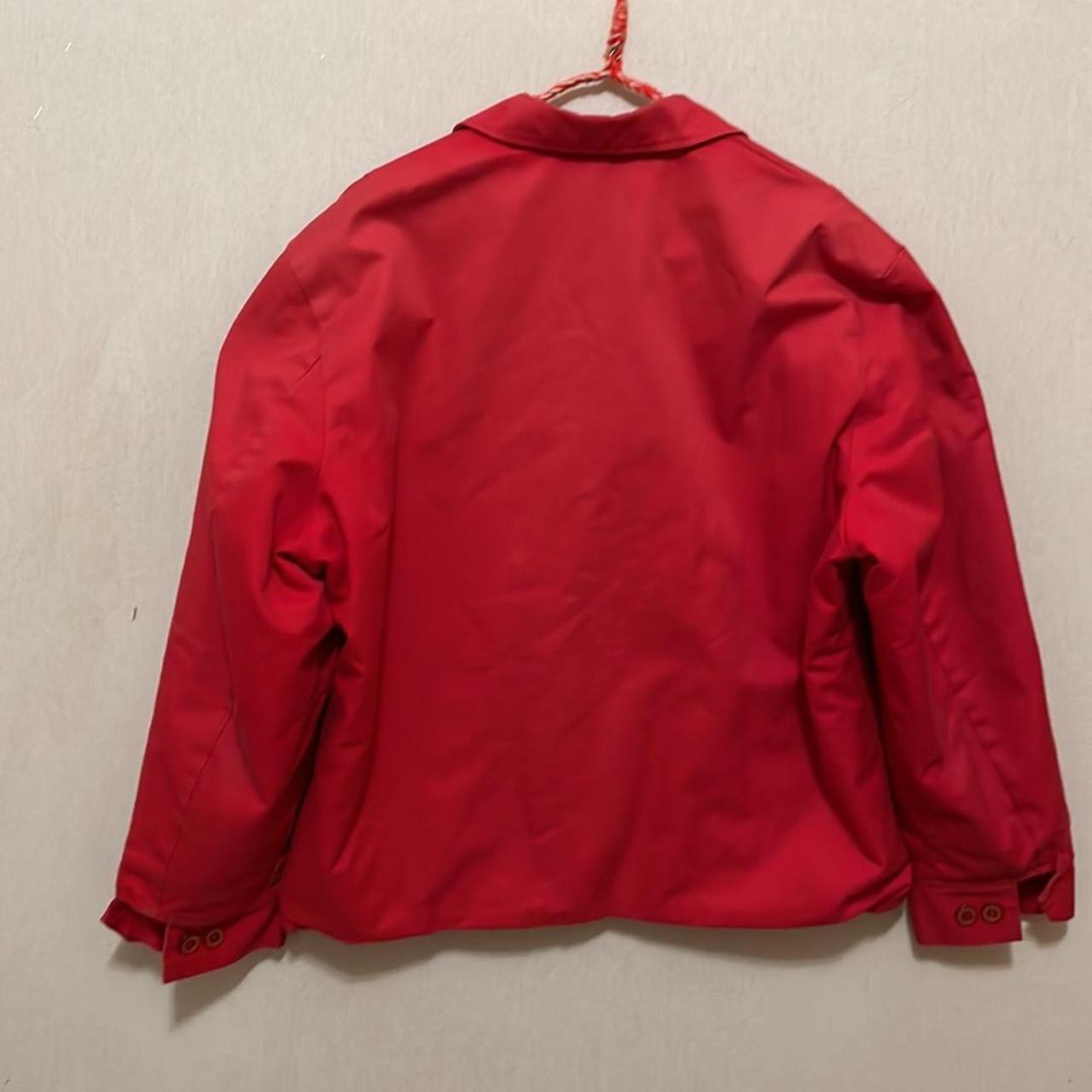 Vintage red toms uniform gas station mechanics... - Depop