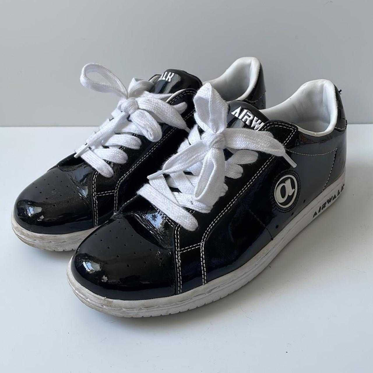 Airwalk the jim shoe in patent leather plastic... | Depop