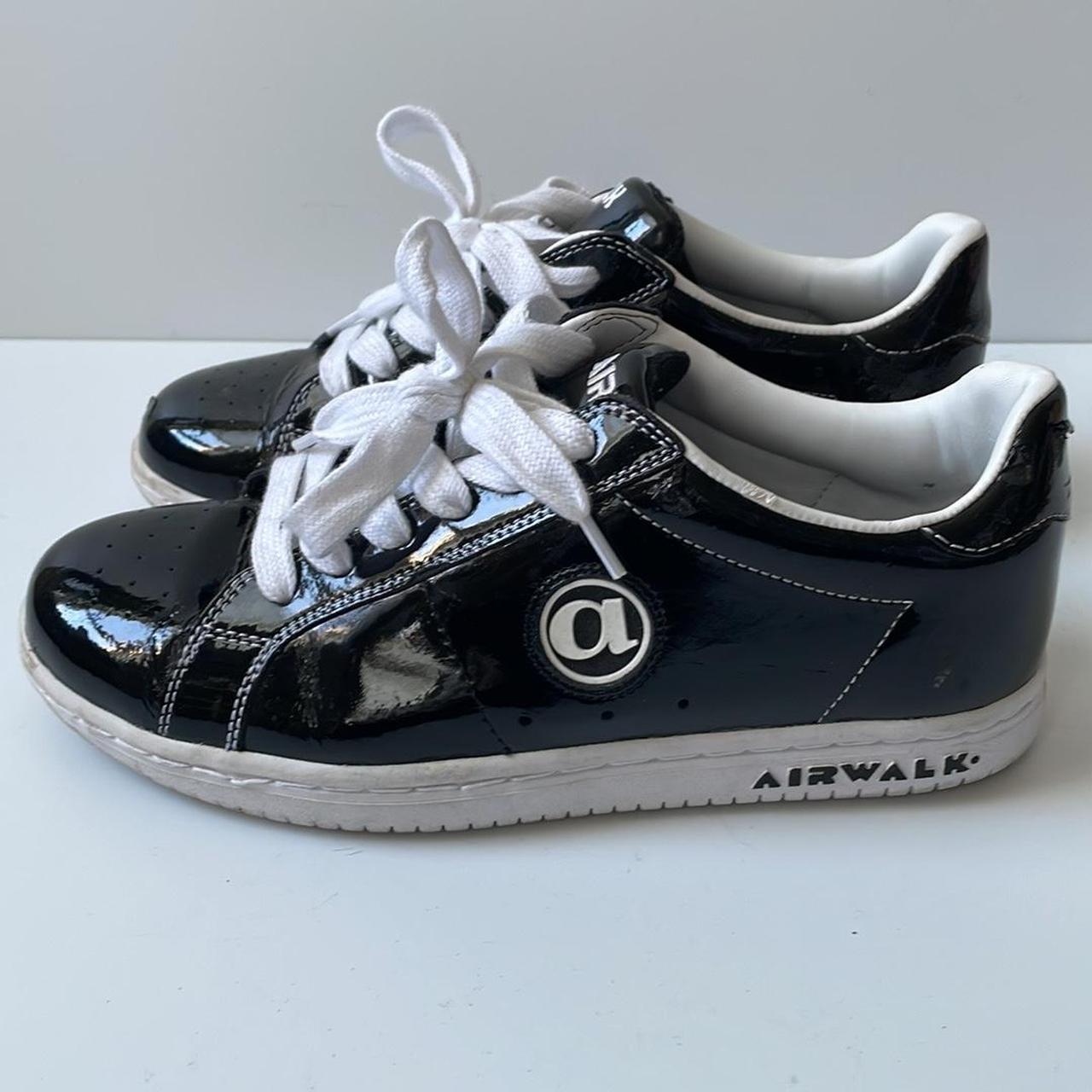 Airwalk the jim shoe in patent leather plastic... | Depop