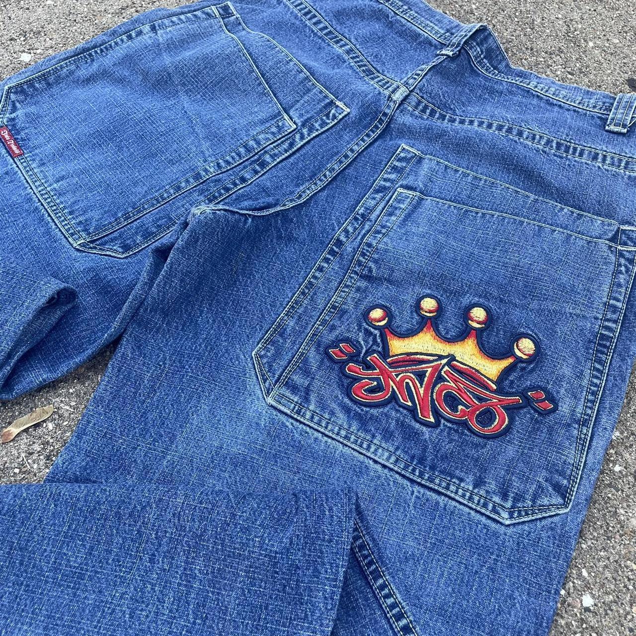 JNCO tribals, baggy jnco crown graffiti spell out... - Depop