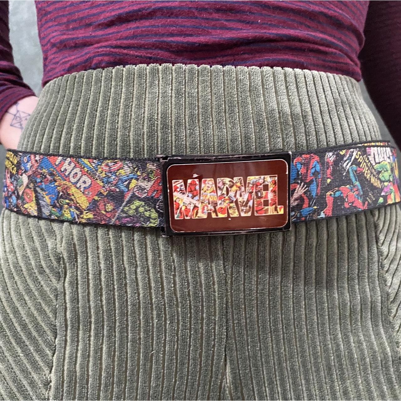 Vintage Marvel Belt Full Length: 48 inches... - Depop