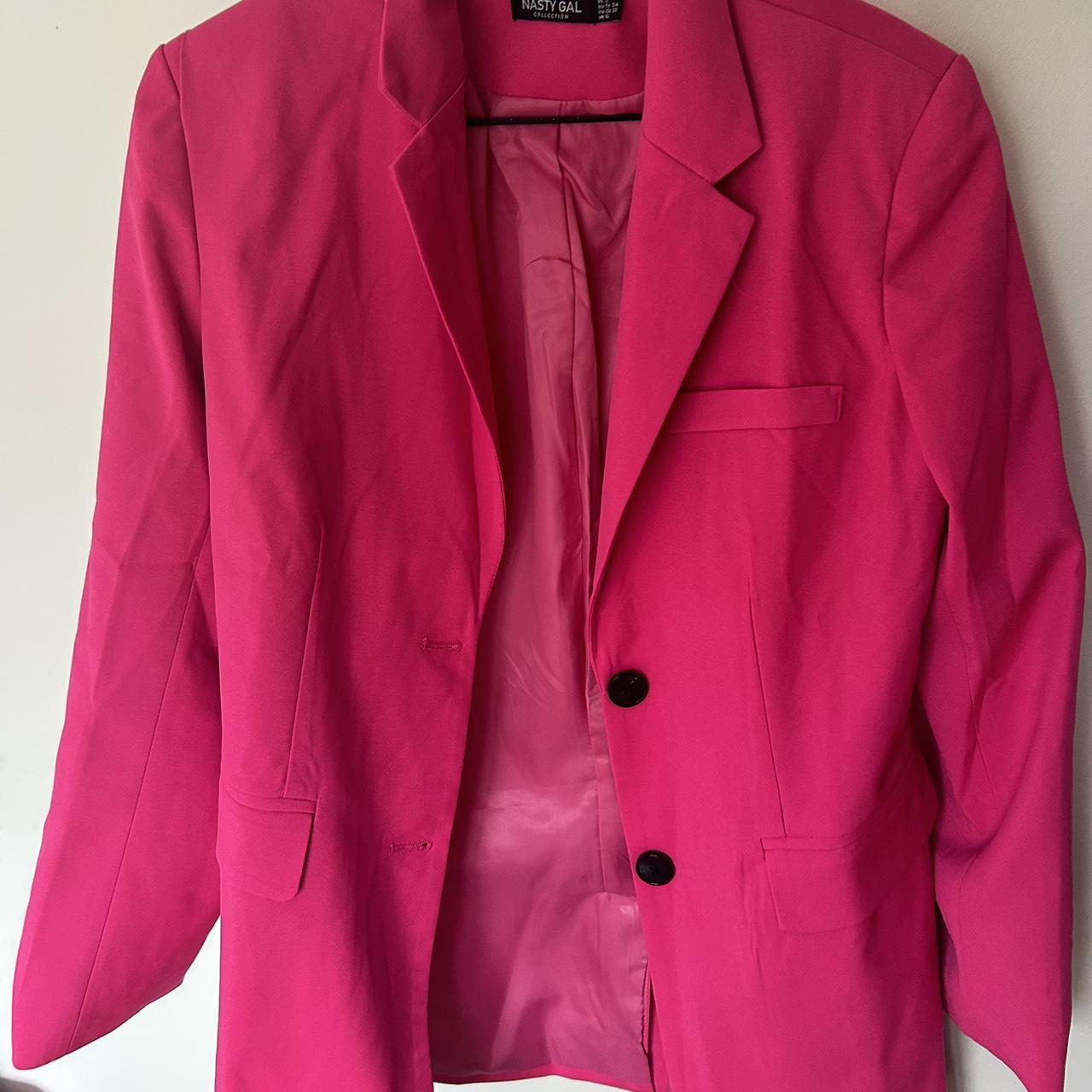 Pink Nasty Gal Oversized Blazer Brand new but... - Depop