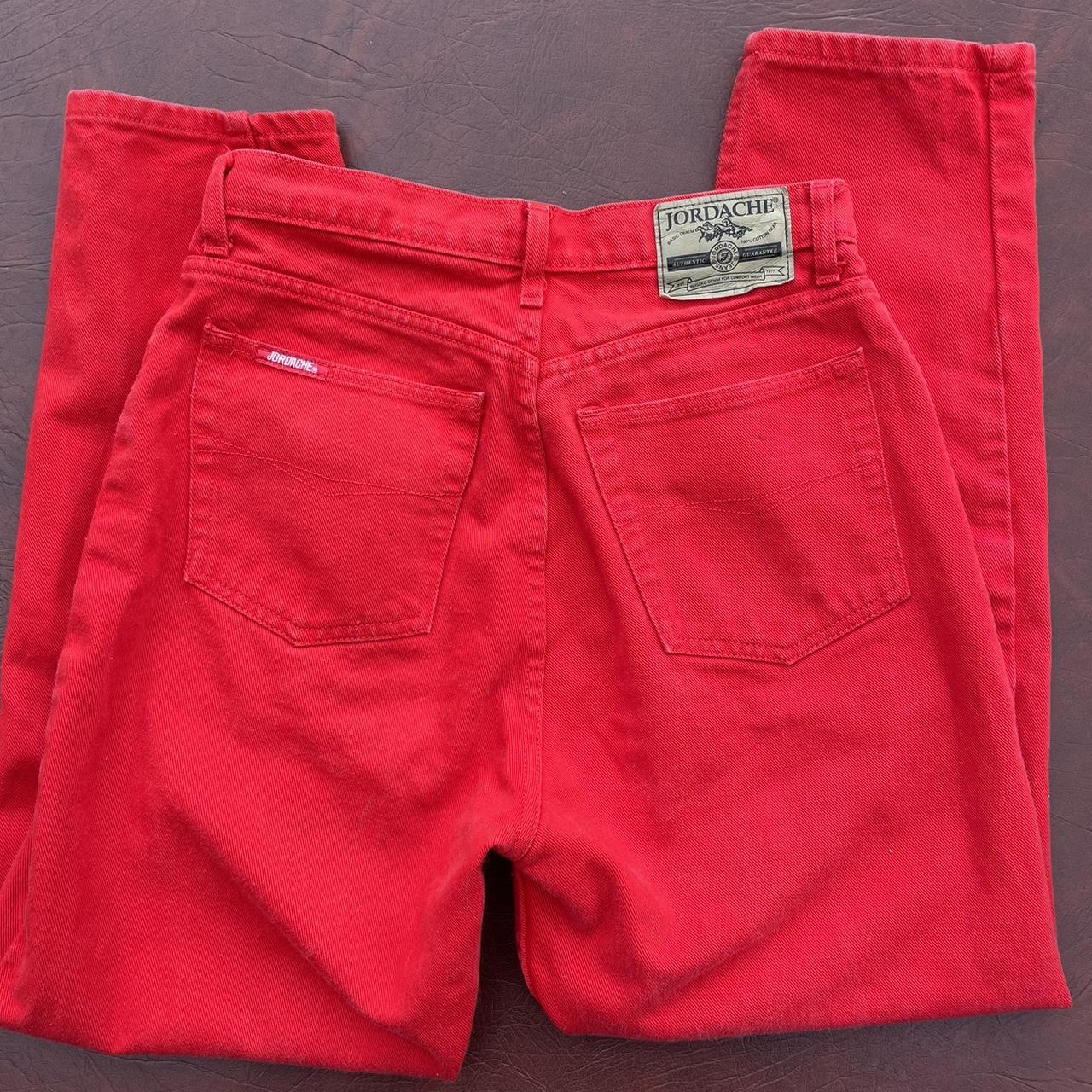 Vintage 1990s Red Jordache Jeans How Cute Are These Depop