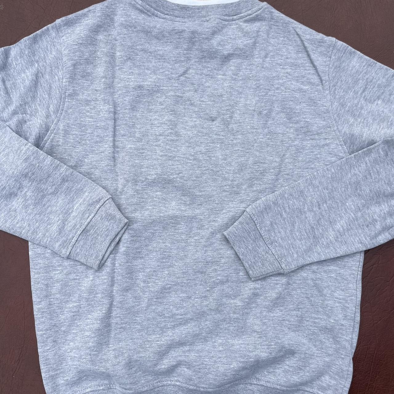 Vintage 1990s Grandma Sweater Cute grey crew neck... - Depop