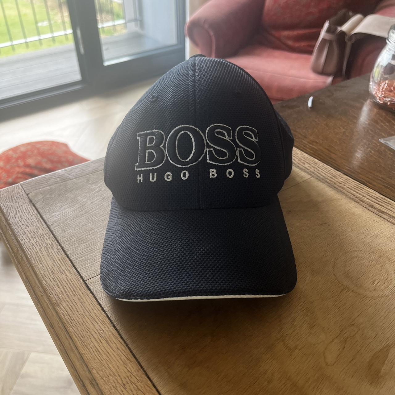 Men’s navy blue Hugo Boss baseball cap, great... - Depop
