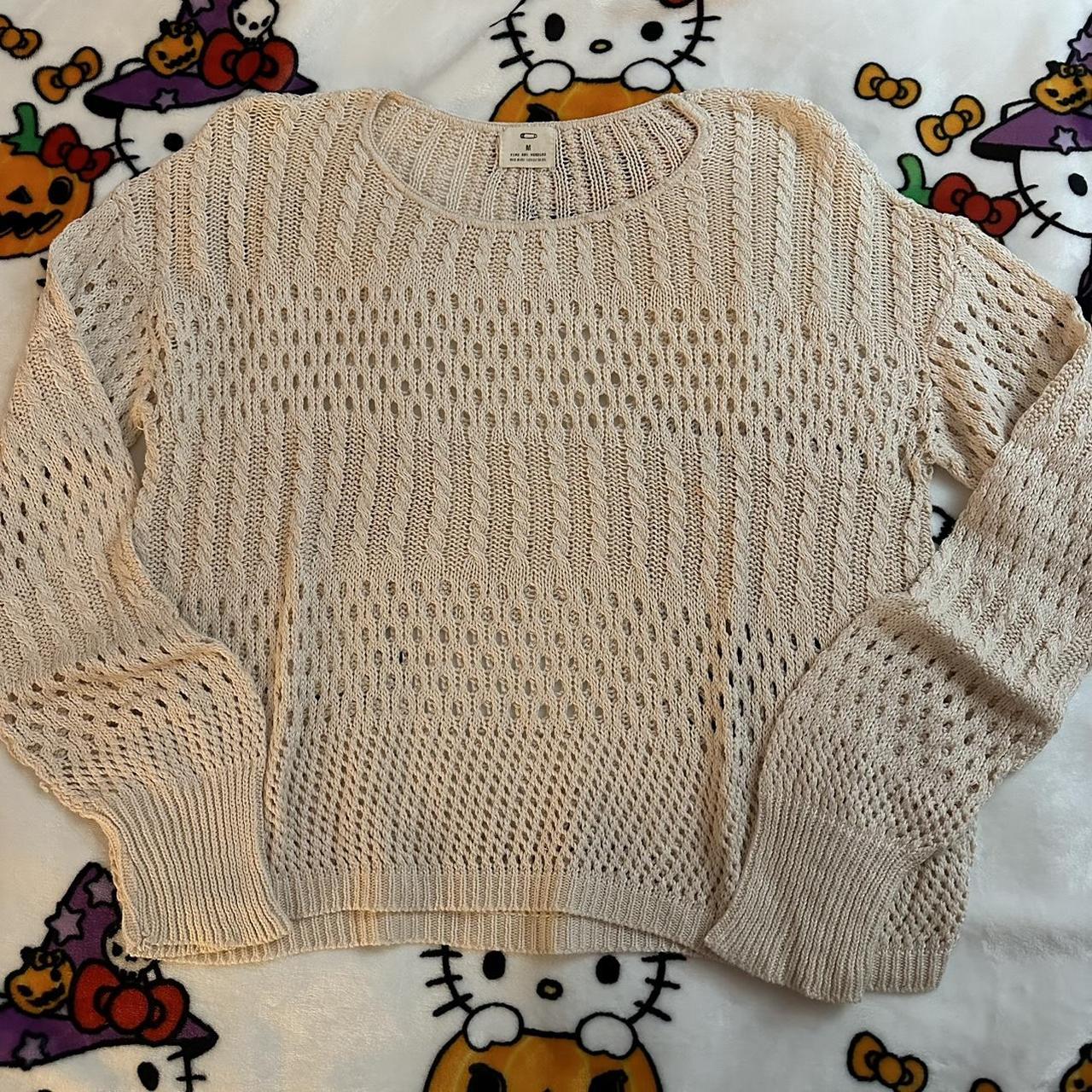 Rare Pins and Needles holes sweater/pullover ASO... - Depop
